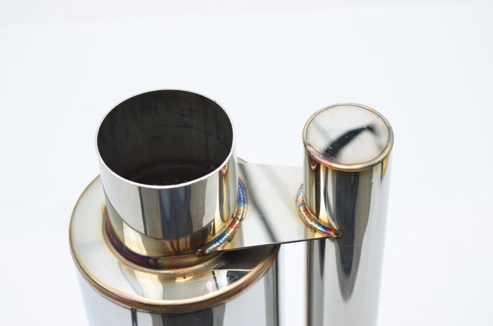 1320 Performance ultra quiet SHORT QW resonator muffler universal 3.5 ...