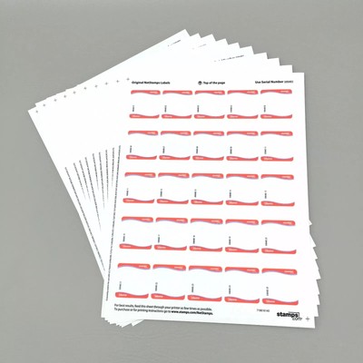 NetStamps Label Sheets Endicia USPS Postage Stamps Shipping 10 Sheets ...