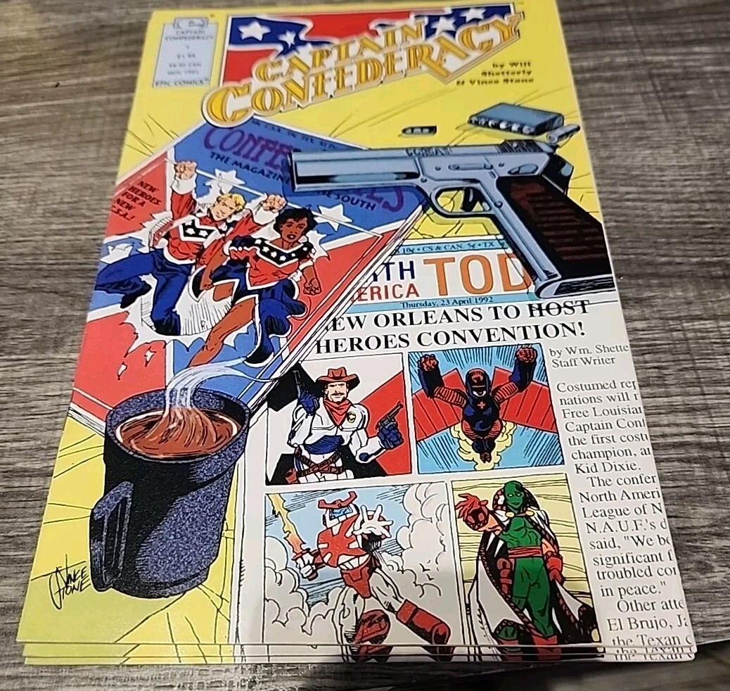 Captain Confederacy #1 (1991 Marvel Comics) EPIC, FIST ISSUE, | eBay