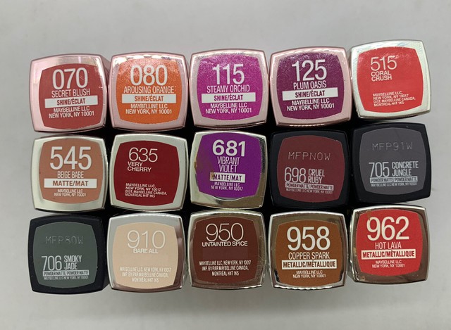 Maybelline Color Sensational Lip Color - Some Discontinued Colors! | eBay