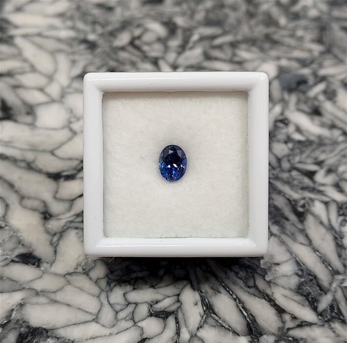 Faceted Benitoite .57 cts., Oval Cut, VS, #bf57 | eBay