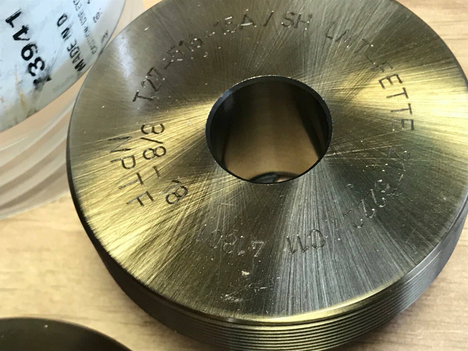 NEW SET OF FETTE THREAD ROLLING DIES 3/8-18 NPTF | eBay