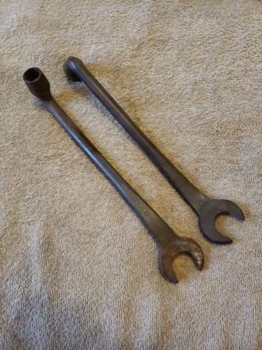1920's FORD script Model T Wrenches ...T5893 M1...5/8ths - 15/16 Combo ...