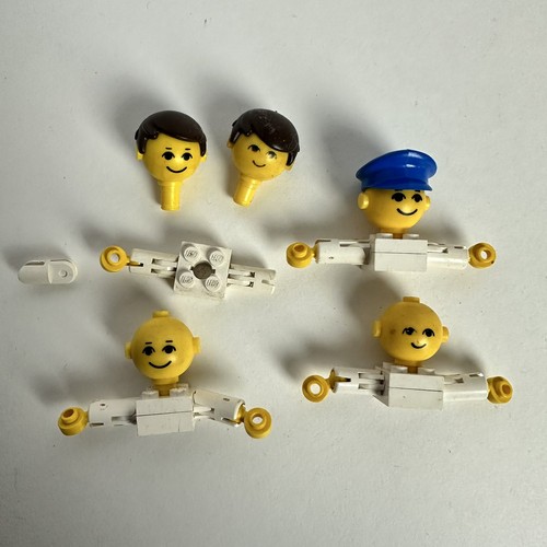 Vintage 1970’s LEGO Figures People Big Head Hair Hat | eBay