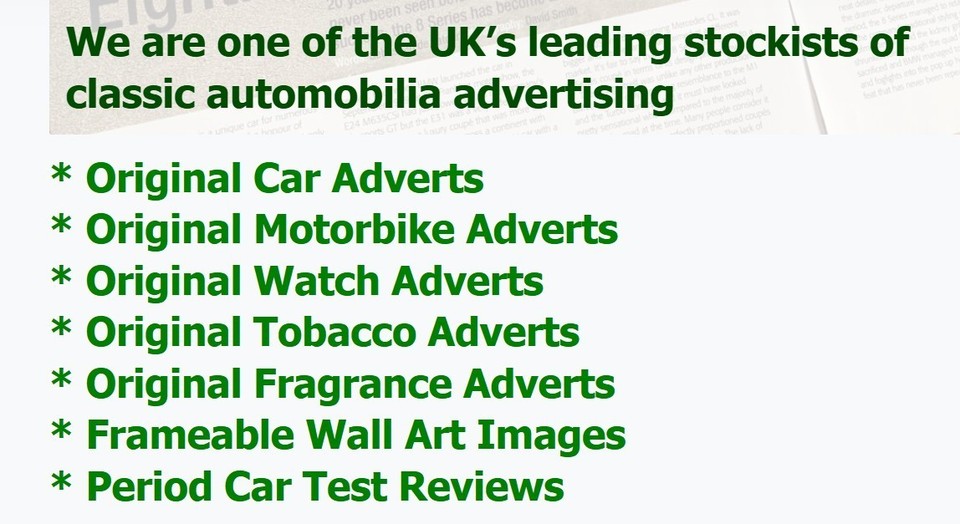 LONGSTONE TYRES RETRO - COLLECTIBLE FRAMEABLE ORIGINAL CLASSIC CAR TYRE ...