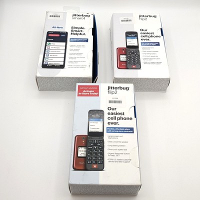 Lively Jitterbug Smart4 32GB & Jitterbug Flip2 16GB | LIVELY | Lot of 3 ...