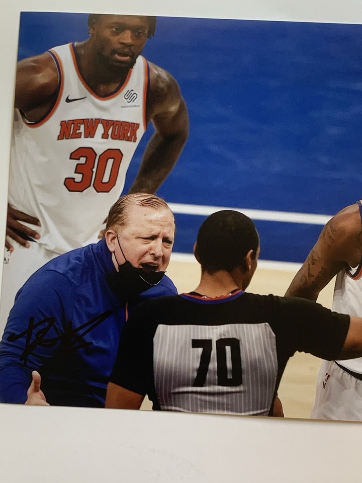 Tom Thibodeau Signed Autographed 8x10 Photo New York Knicks Head Coach ...