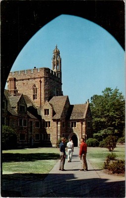 VTG Postcard Looking Through The Arch Kilgo Quadrangle Duke University ...