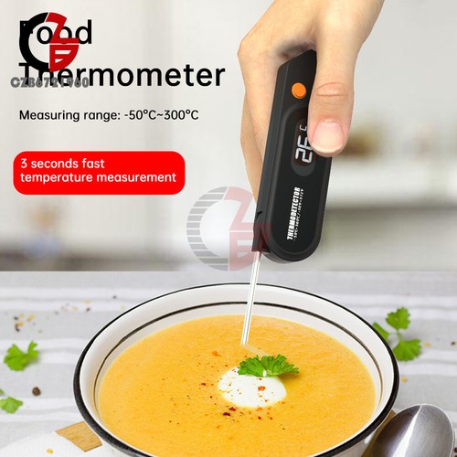 Instant Read Meat Thermometer Digital LCD Cooking BBQ Food Temperature ...