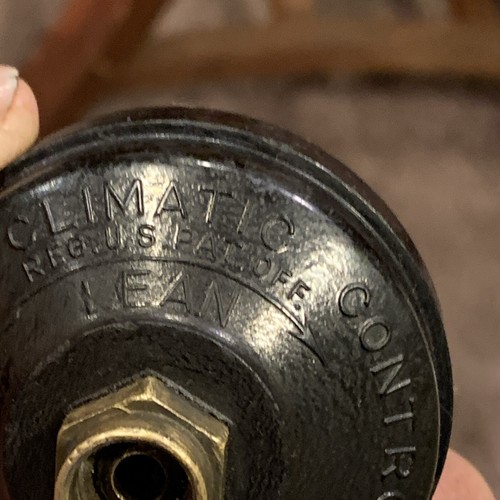 CARTER CLIMATIC CONTROL CHOKE BAKELITE CAP AFB WCFB CARBURATOR 170 ...