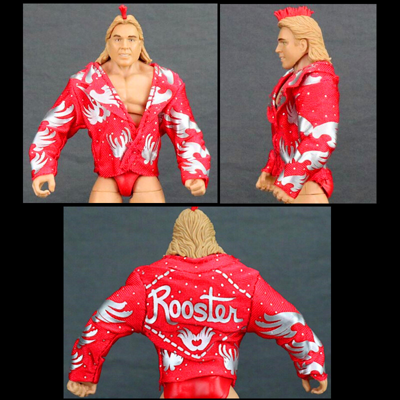 WWE Red Rooster Elite Wrestling Action Figure Toy AEW WWF Figurines ...