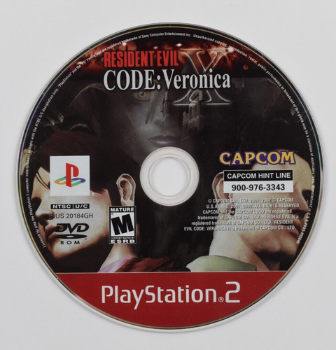 Resident Evil Code Veronica X (Sony PlayStation 2 PS2) Disc Only ...