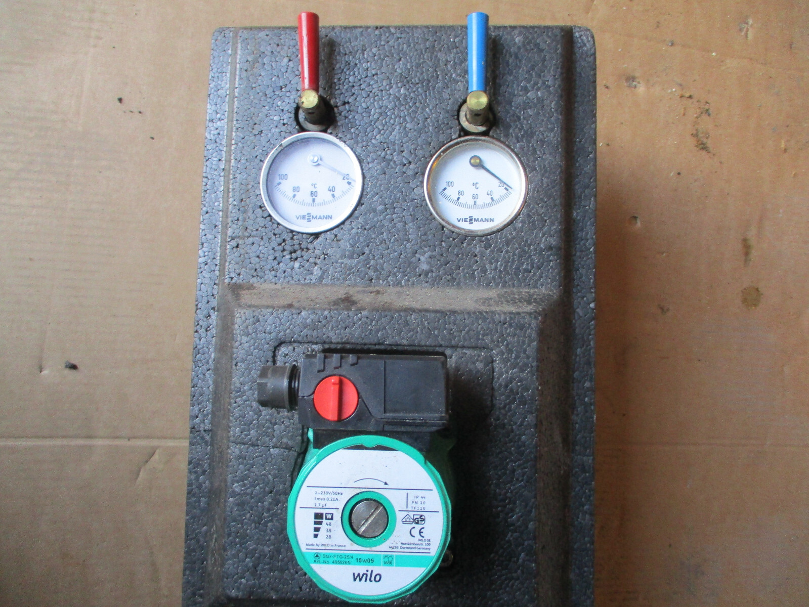 VIESSMANN 7515688 Heizkreis-Verteilung o. Mi. R1 Divicon mit WILO Star ...