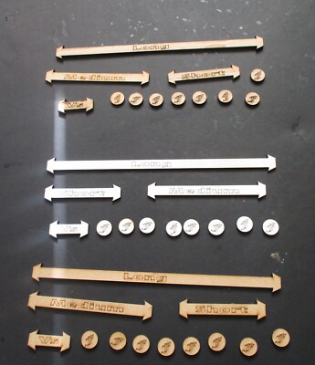 Saga Measuring sticks rulers and fatigue markers | eBay