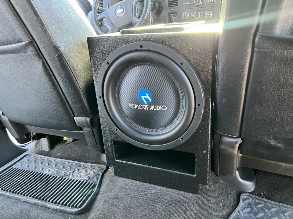 Chevy Silverado Gmc Sierra All Cabs 07-13 Center Console Subwoofer Box ...