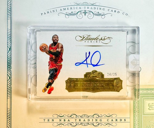 2015-16 FLAWLESS /25 Autographs Sealed Encased KYRIE IRVING AUTO HOT ...