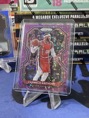 20-21 Prizm Basketball Carmelo Anthony Fast Break Purple Disco /75 | eBay