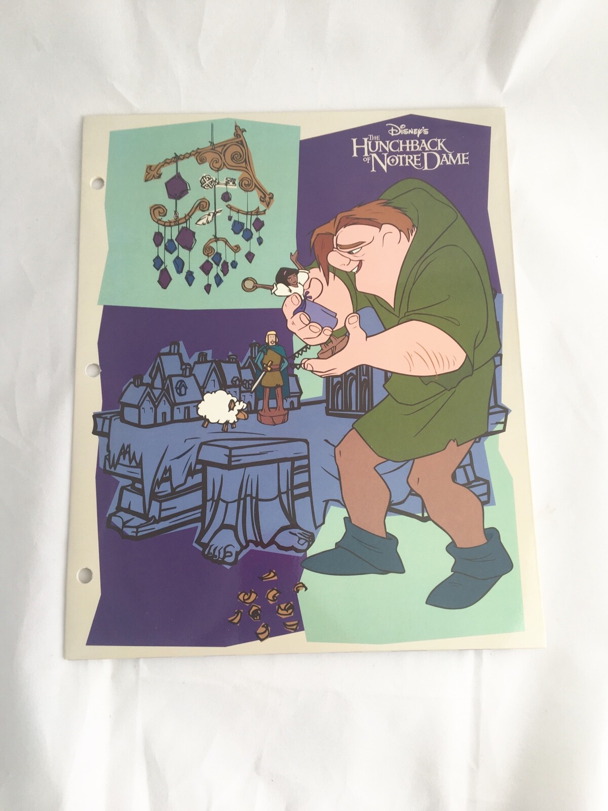 Quasimodo Disney Hunchback of Notre Dame Back 2 School Vintage 90s New ...