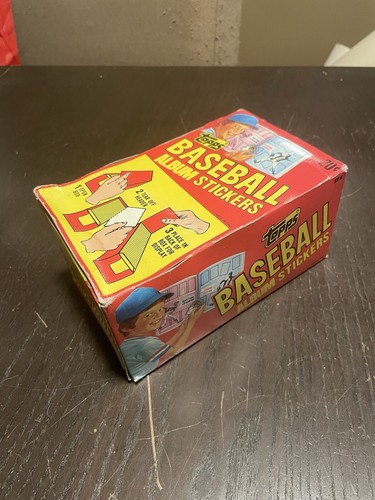 NEW! 1982 Topps Baseball Sticker Album Box Of Stickers (100 In Box) | eBay