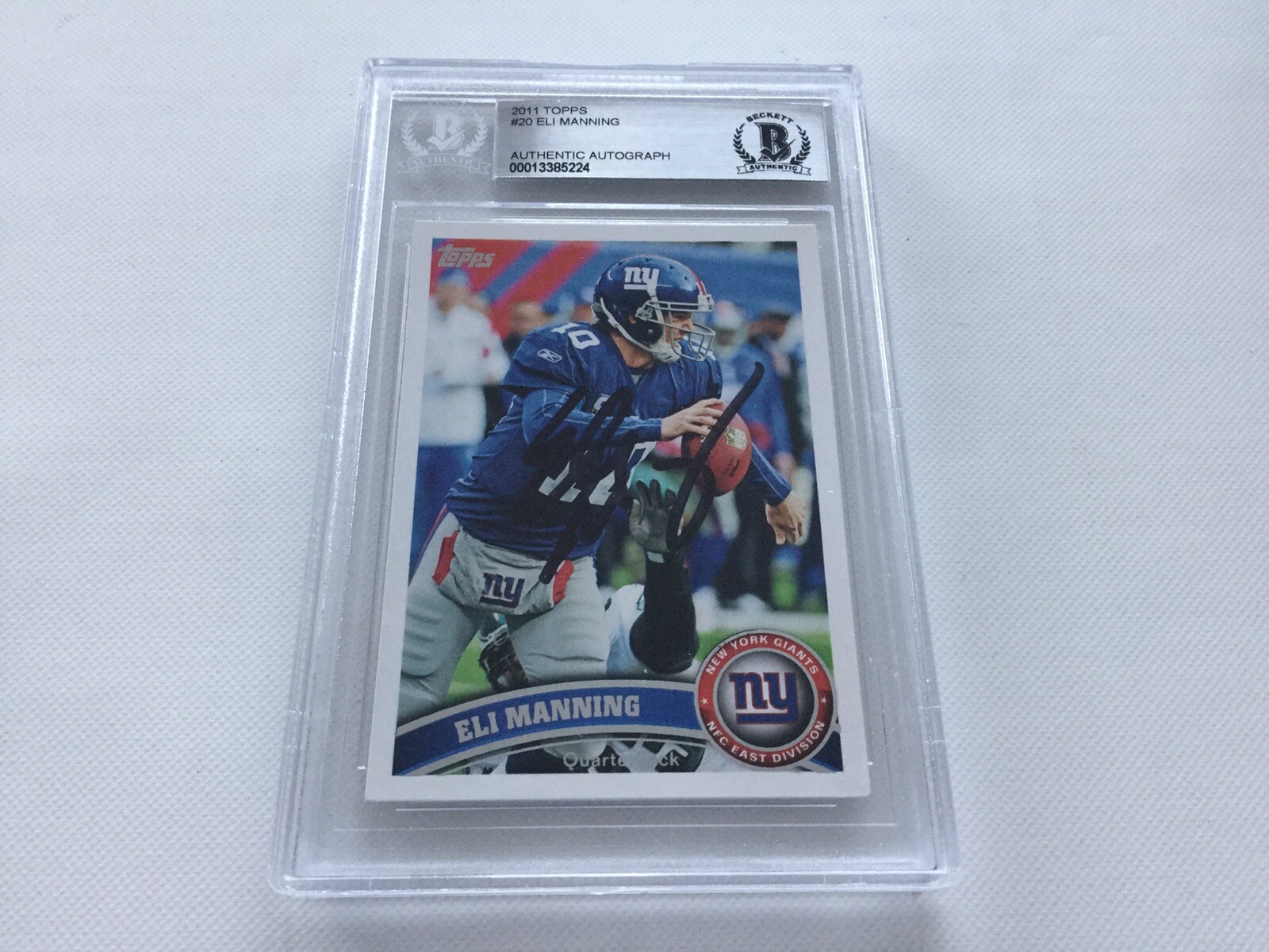 Eli Manning | Autographed Football Memorabilia & NFL Merchandise