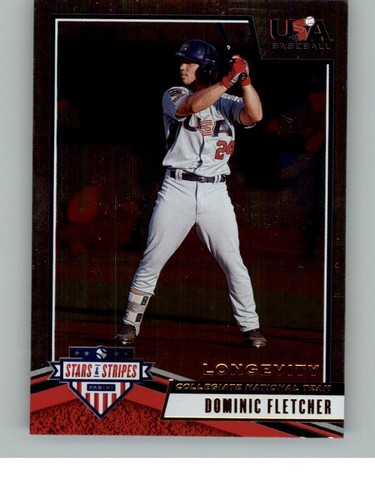 2019 Panini USA Baseball Stars & Stripes #97 Dominic Fletcher Longevity ...