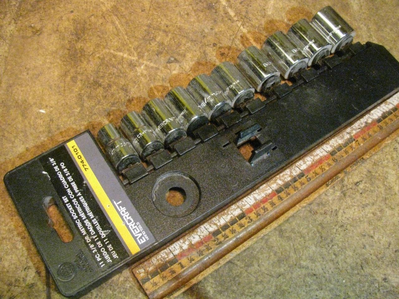 Evercraft 744-0101 10 pc 3/8" Drive Metric Socket Set 10-19mm | eBay
