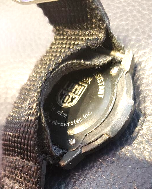 LUMINOX CASE BACK O-RINGS (x2) NAVY SEAL 43MM SERIES 3000 for BATTERY ...