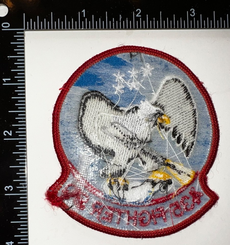 USAF 435th Fighter Squadron Black Eagles Patch | eBay