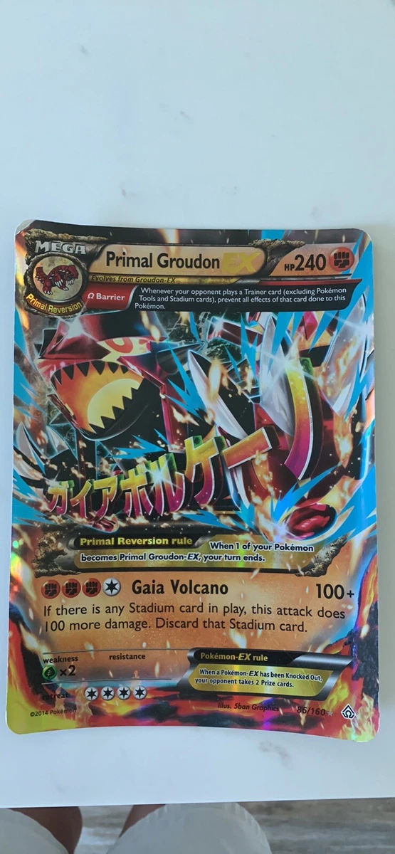 Pokemon Mega Groudon Card