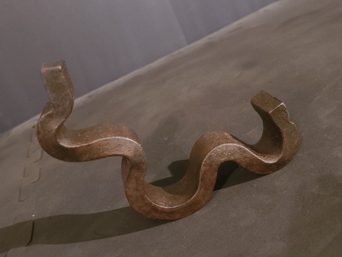 GENUINE VTG LARGE HEAVY Railroad Rail Track Anchor Spring Clip Hook ...