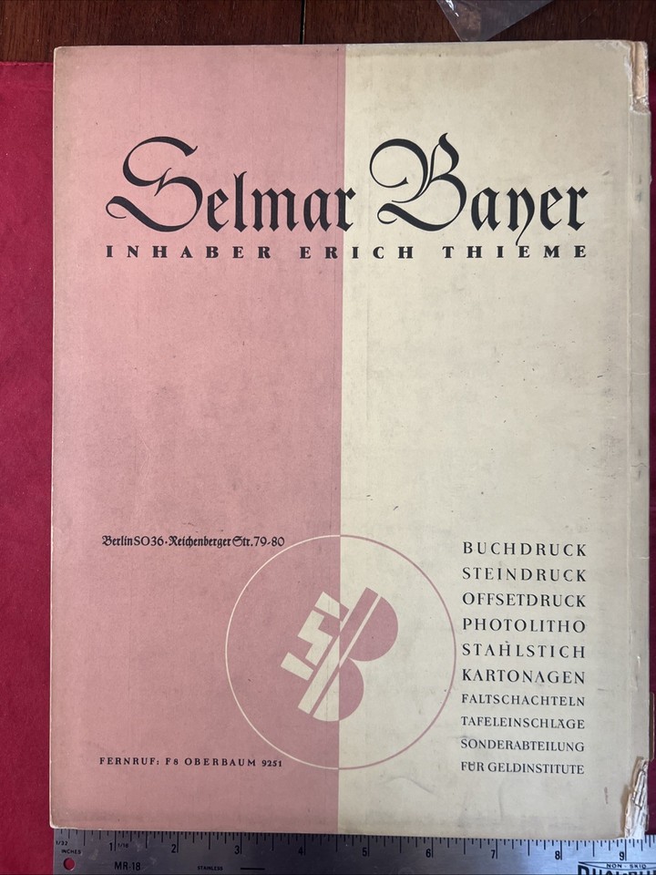 WWII WW2 Gebrauchs Graphik Magazine June 1934 International Advertising ...