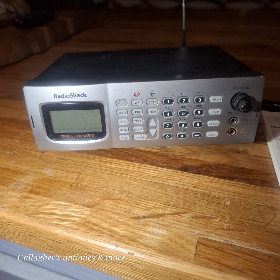 Radio Shack PRO 163 Analog Police Fire EMS Scanner Untested With Owner ...