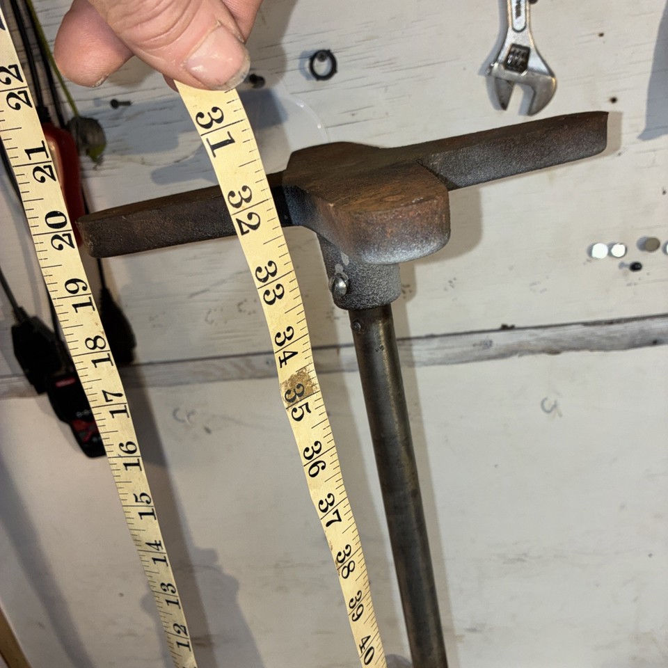 Rare Vintage Optical Adjustable Stool Cast Iron Base Solid 20 Years In ...