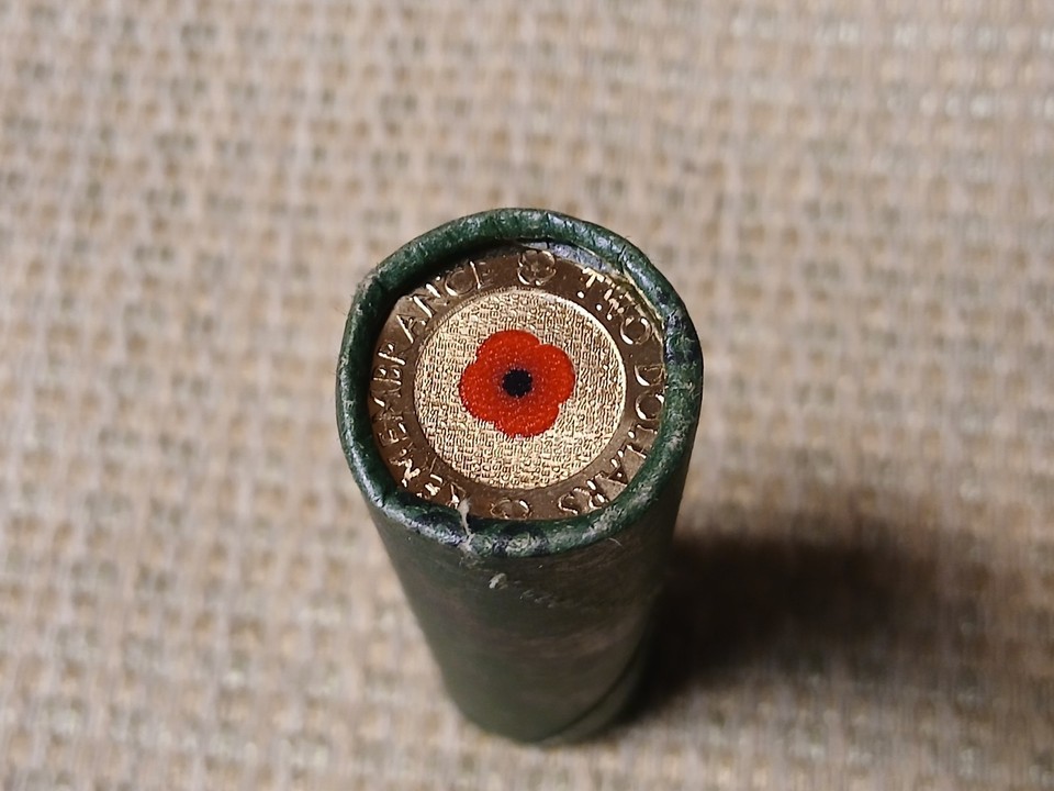 2012 $2 Red Poppy coin RAM CHUBB roll (25 coins) | eBay Australia