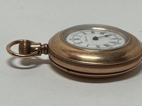 Antique Vintage ADDISON Pocket Watch In Box | Four Leaf Clover Engraved ...