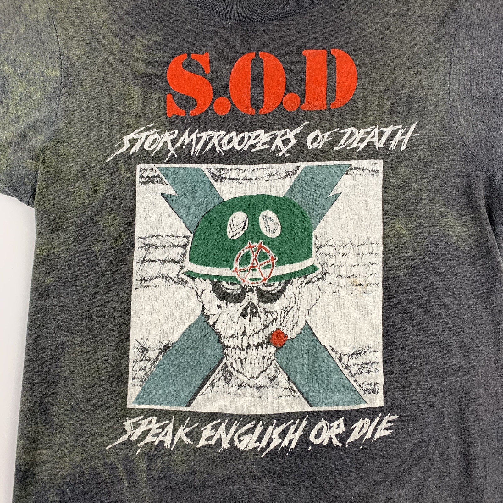 1985 S.O.D Stormtroopers Of Death SOD Vintage Tour Shirt 80s 1980s ...