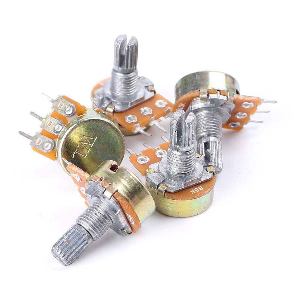 5K/10K/50K/100K OHM 3 Terminal Linear Taper Rotary Audio Potentiometer ...
