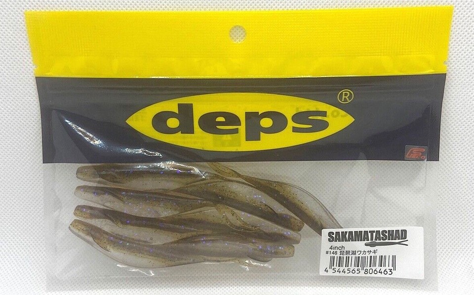 Black Friday Sell deps Sakamata Shad 4inch Soft Plastic Fluke Jerkbait ...