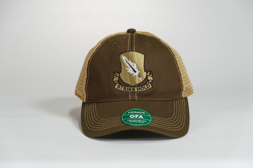 504th PIR Crest 82nd Embroidered Olive Drab Old Faithful Legacy Trucker ...