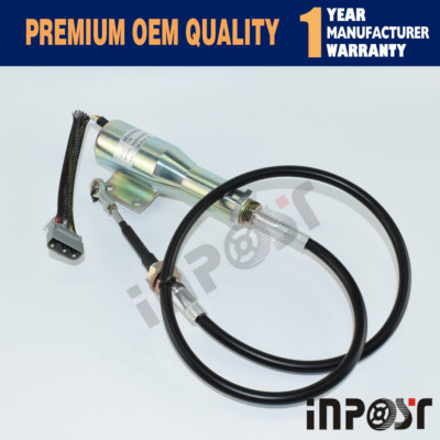 VOE 11110030 24V Stop Solenoid For Volvo Wheel Loaders L70 L90 L120 ...
