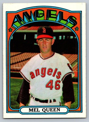1972 Topps Baseball #196 Mel Queen California Angels EX/MT | eBay