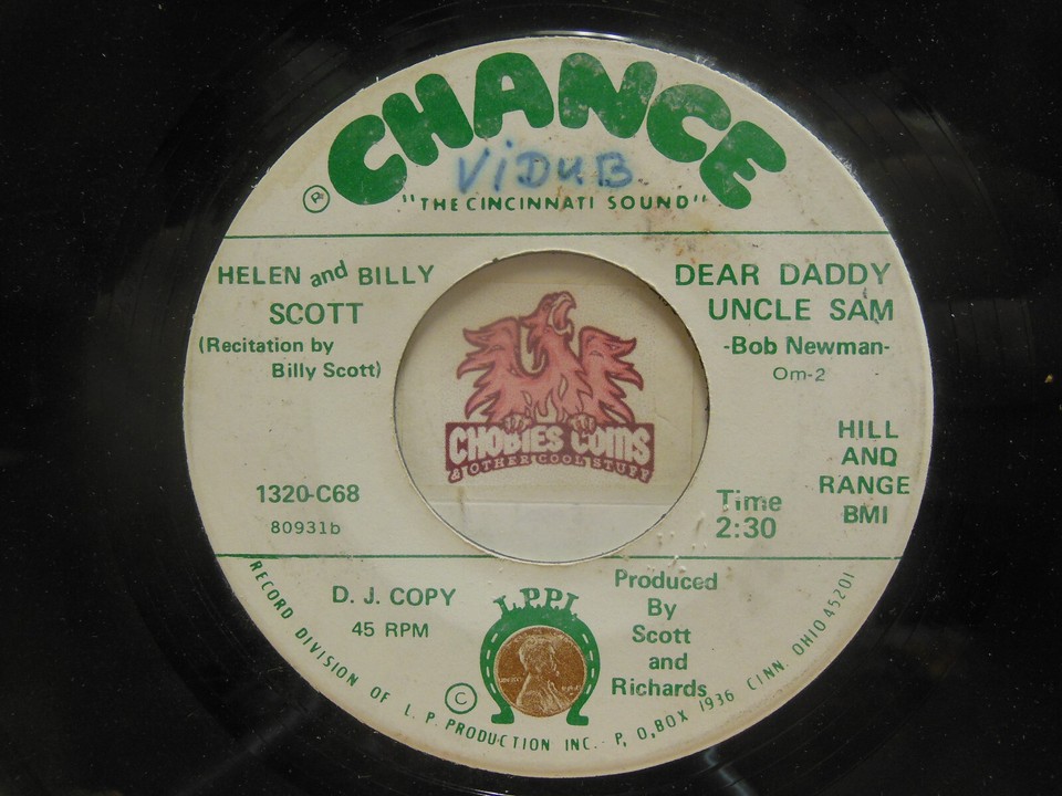 Helen & Billy Scott: I've Got A Thing About You / Dear Daddy, 45 RPM G+ ...