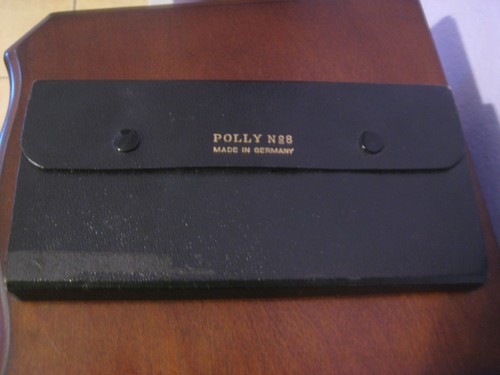 Vintage Polly No. 8 Drafting Tool Kit Instrument Set Compass w/ Case ...
