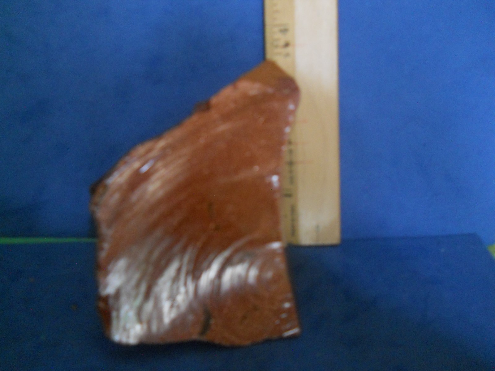 Glass Slag Rock 1.3 lb Brown copper colored sparkles Landscaping ...