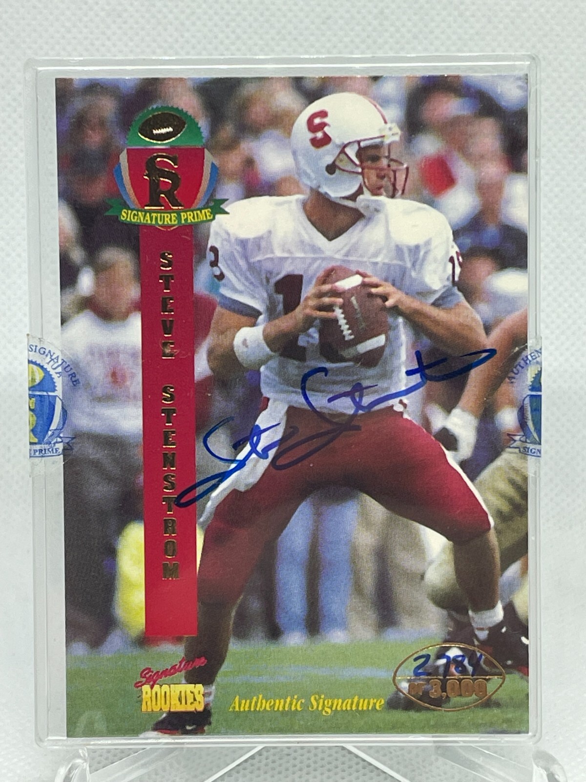 Steve Stenstrom 1995 Signature Rookies Prime Autograph /3000 Auto ...