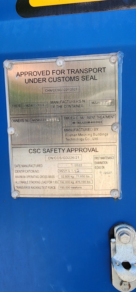 40' Faraday Cage Shipping Container EMP Storage for Car Generator ATV ...