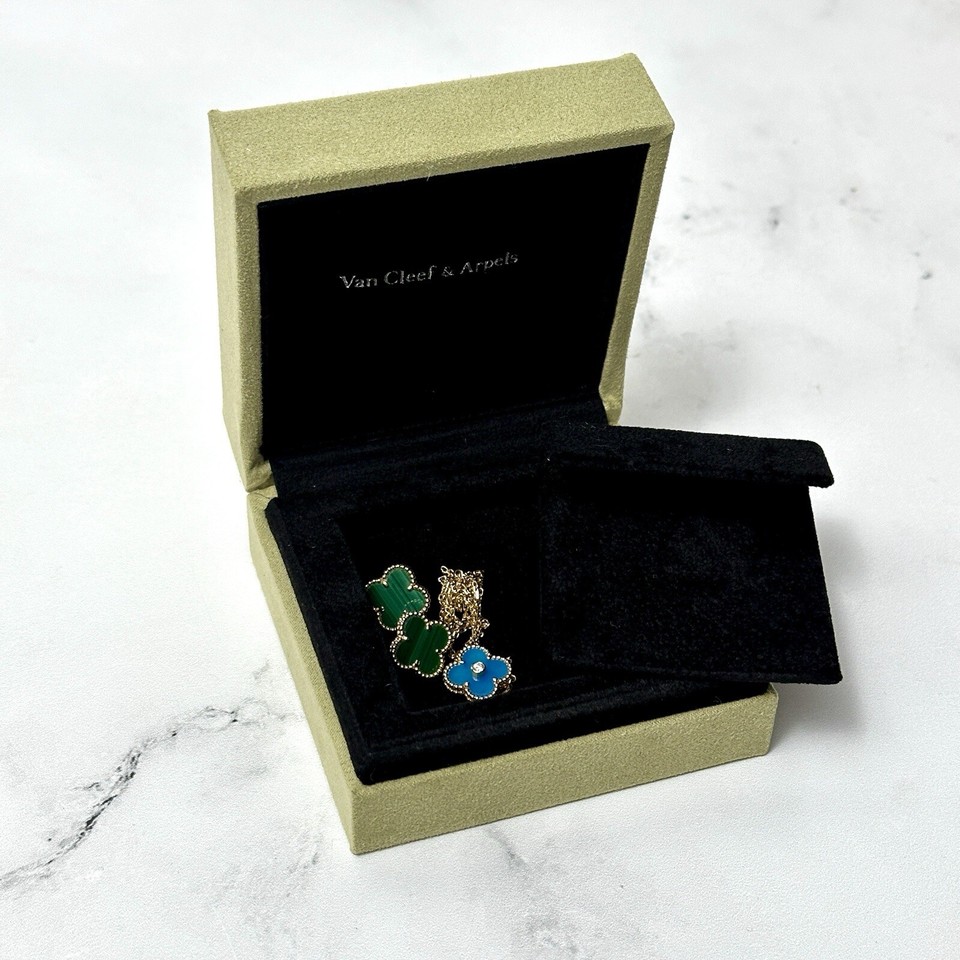 Van Cleef & Arpels Earring Box VCA Original Jewelry Case BOX ONLY | eBay