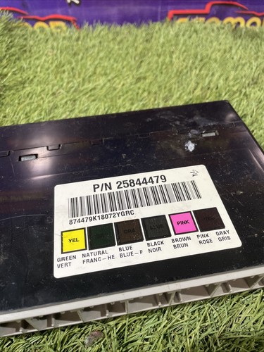 2007-2014 GM CHEVY SILVERADO Body Control Module 25844479 BCM OEM USED ...