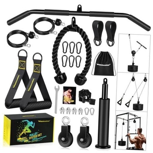 Pulley System, Weight Cable Pulley System for Home Gym,Cable Machine ...