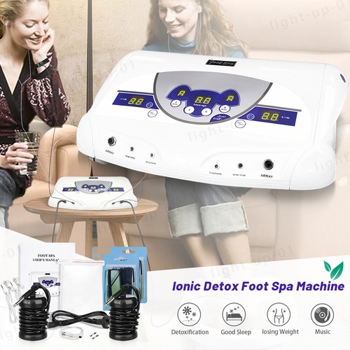 A/B Mode Cell Spa Fir Belt Chi Ionic Ion Detox Machine Foot Bath Aqua ...